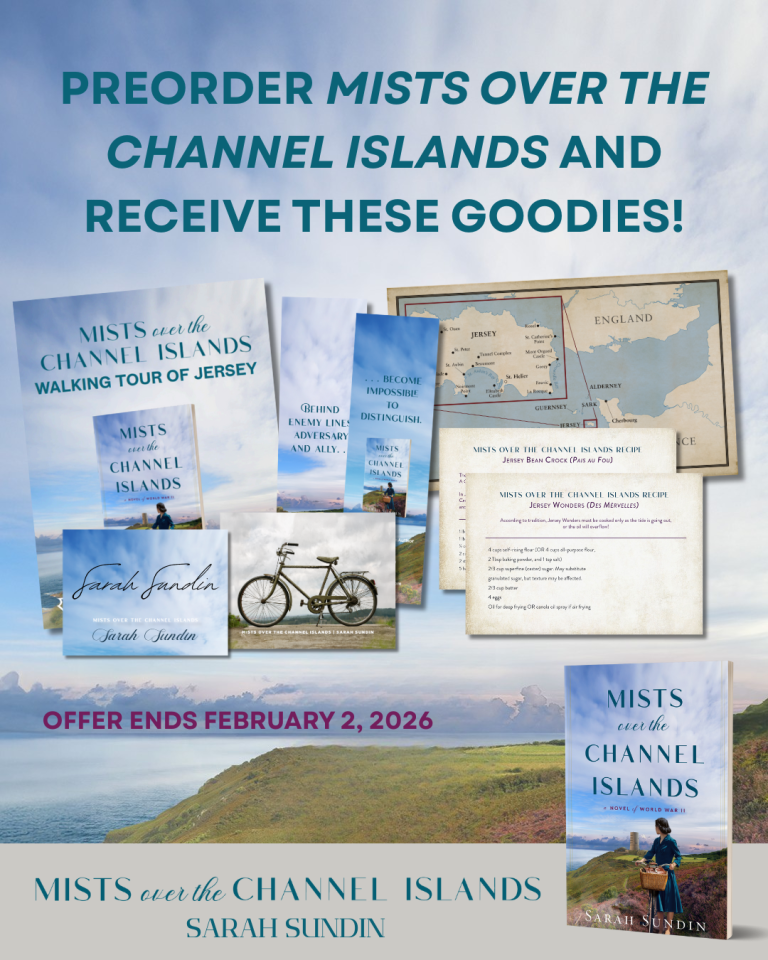 Preorder Mists over the Channel Islands and Receive Goodies! | Sarah Sundin